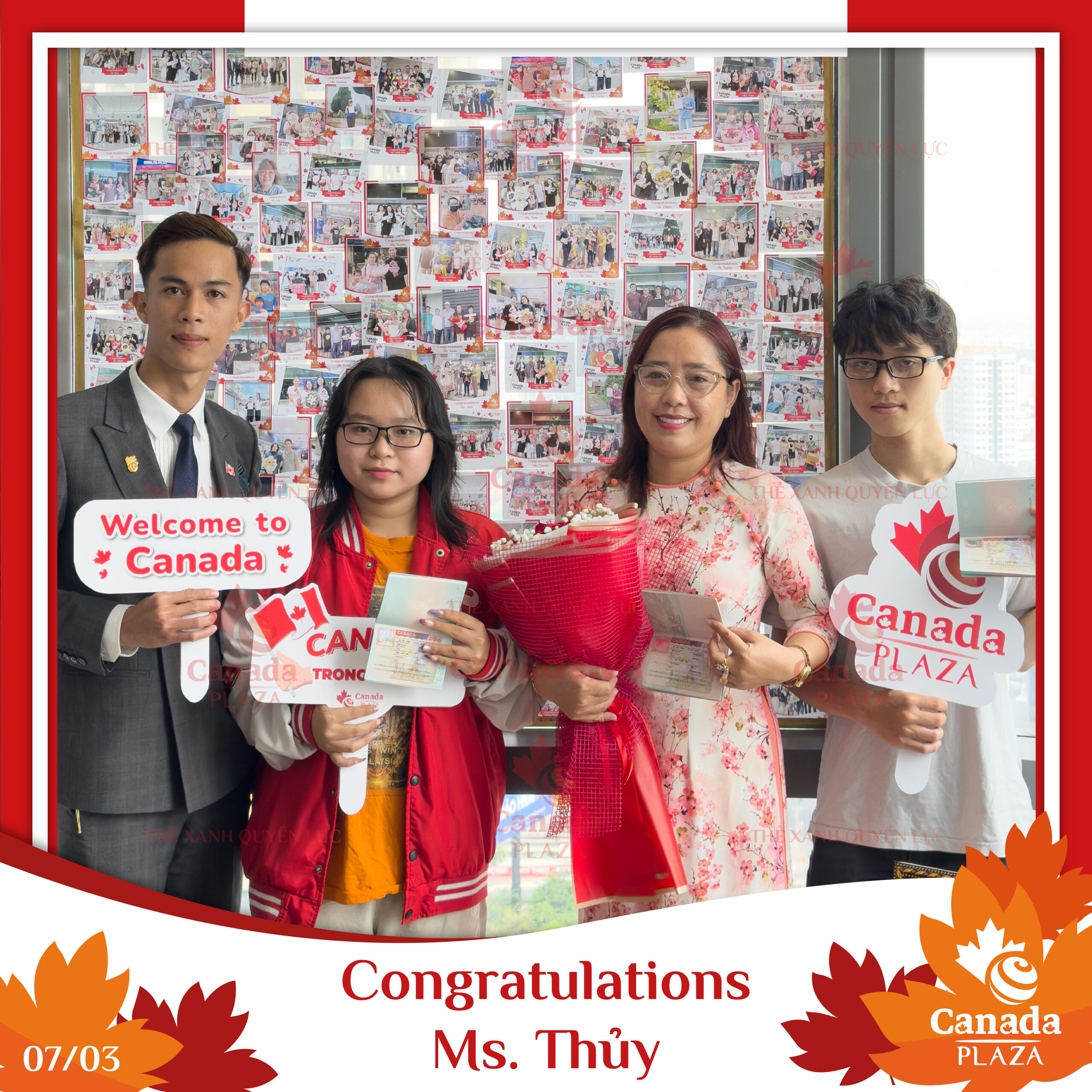 Khách hàng thành công (07/03) – Chị Thủy - Canada Plaza