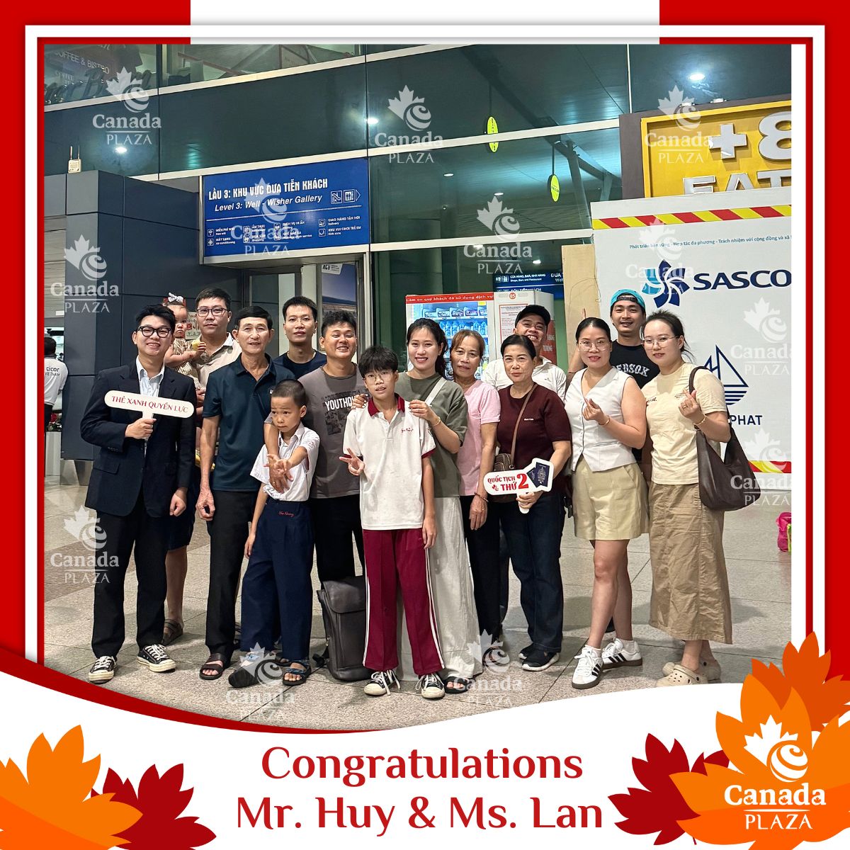 Khách hàng thành công (14/04) – Gia Đình Anh Huy - Canada Plaza
